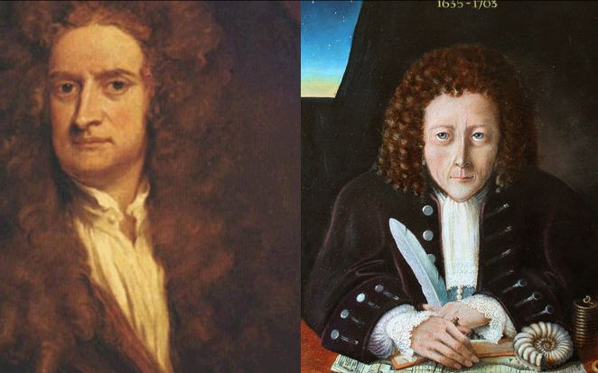 悲催,作为前辈,他不仅被牛顿剽窃论文,还被他骂矮子