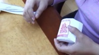 手持式四指四张点钞法