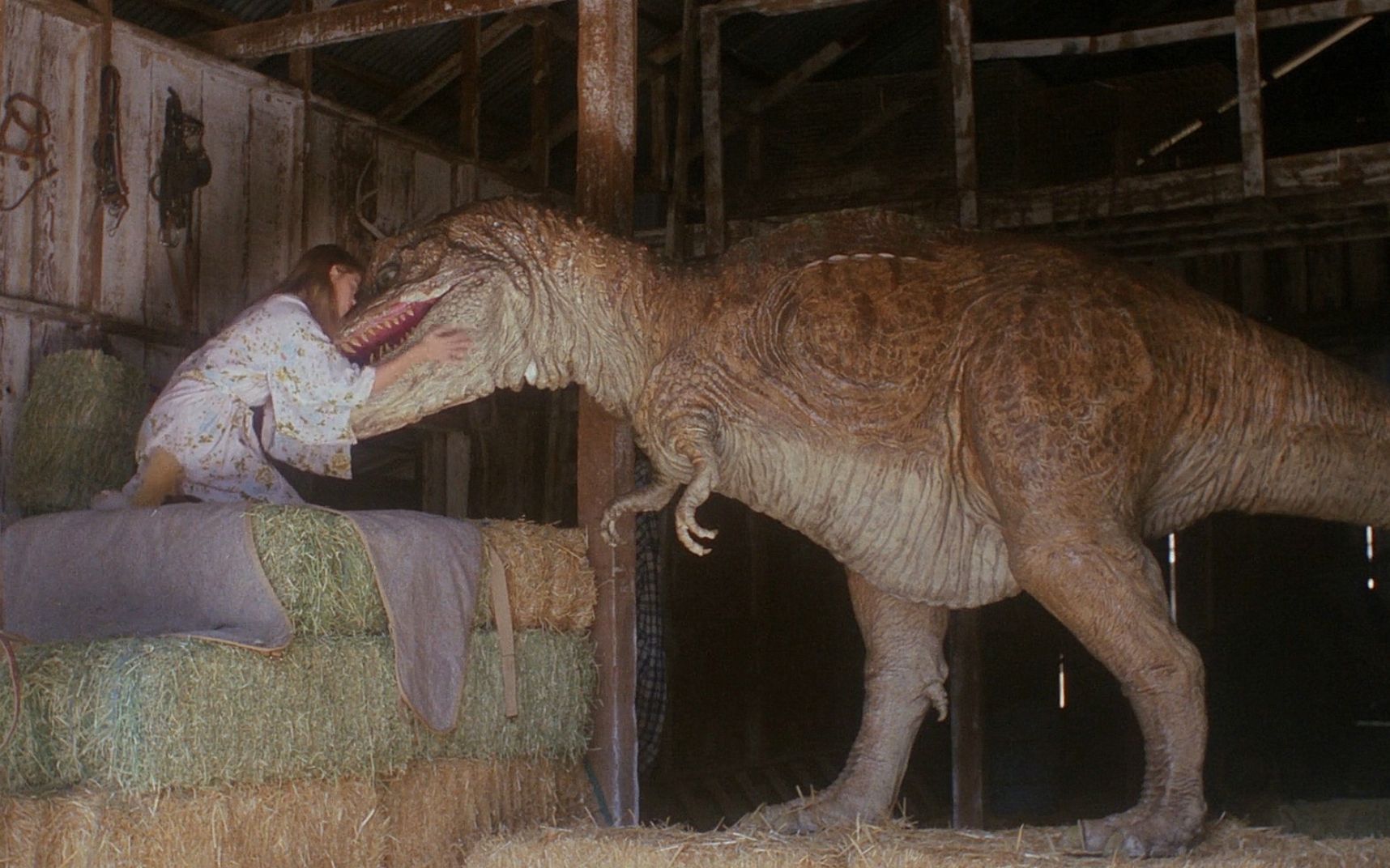 男友死后变成霸王龙,女友骑着霸王龙四处逃命,一部恐龙喜剧电影