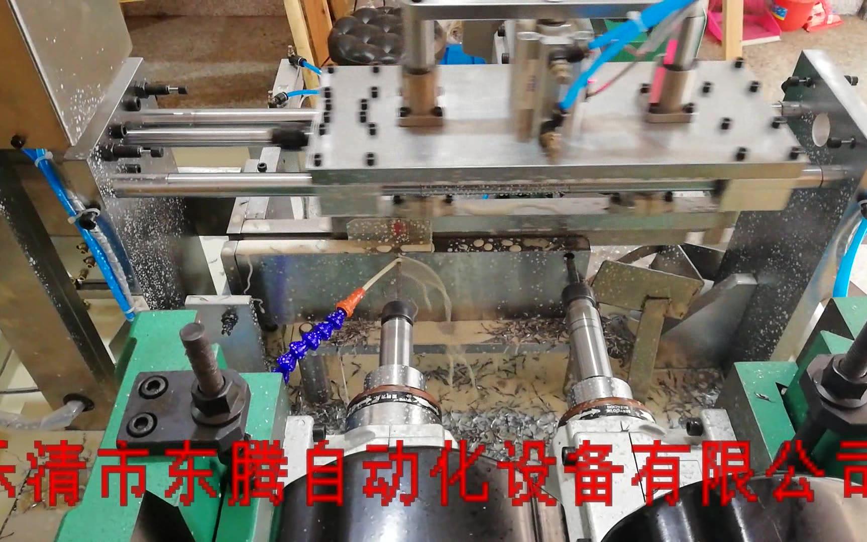 全自动钻孔倒角机 销钉自动钻孔双面倒角机