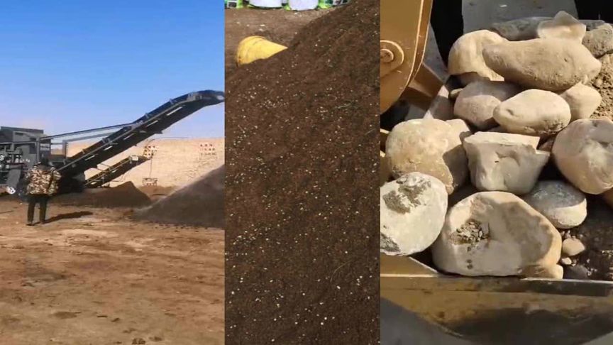 鞍山师傅操作粉土机移动破碎机粉碎机的使用方法