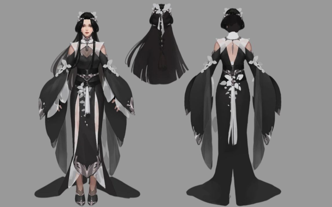 传统手绘角色设计:3Dmax古风女性人物模型制作教程