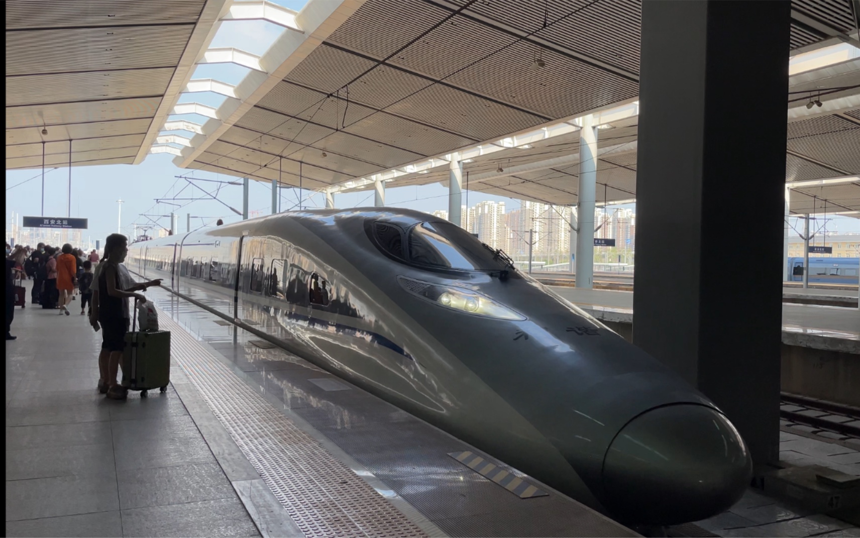 成局G3285次上海虹桥——成都东CRH380A-2853与CRH380A-2764...
