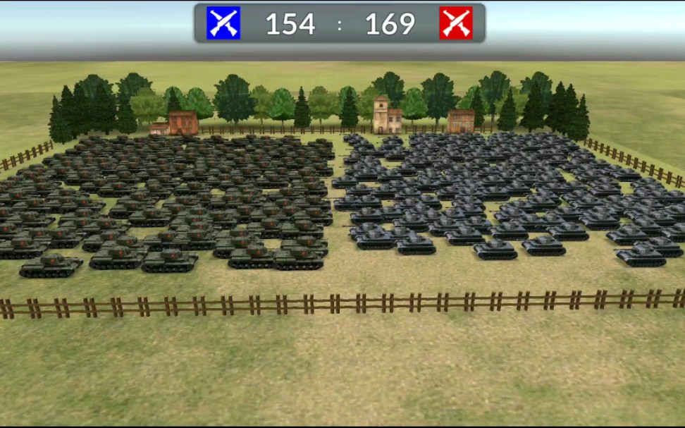 (二战模拟器)苏联坦克VS德国坦克