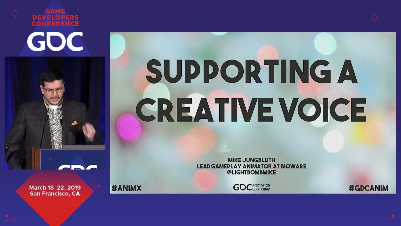 GDC Animation Microtalks 2019 游戏开发者大会-动画师小演讲-主题:...
