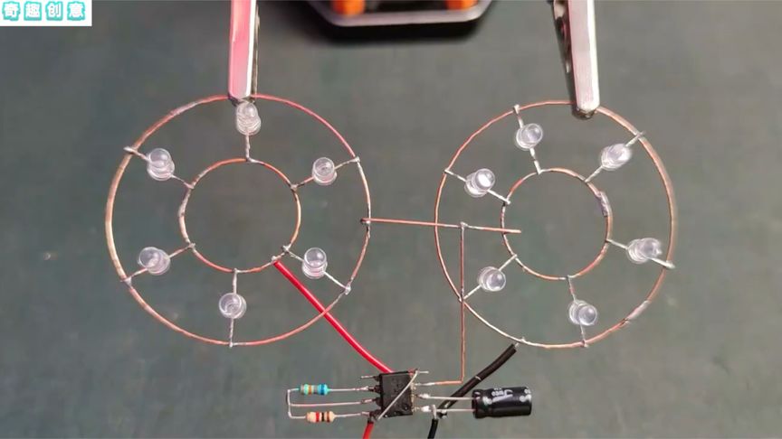电子项目,LED跑马灯电路焊接教程