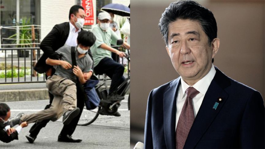 【动画】#安倍晋三伤势过重身亡# 3D模拟还原枪击现场细节