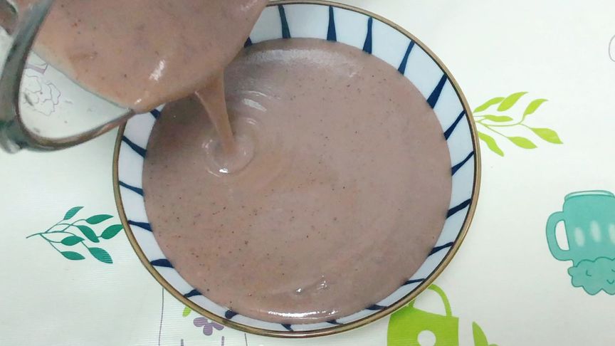 去湿“红豆薏米糊”,加了红枣口味,果然好喝很多!
