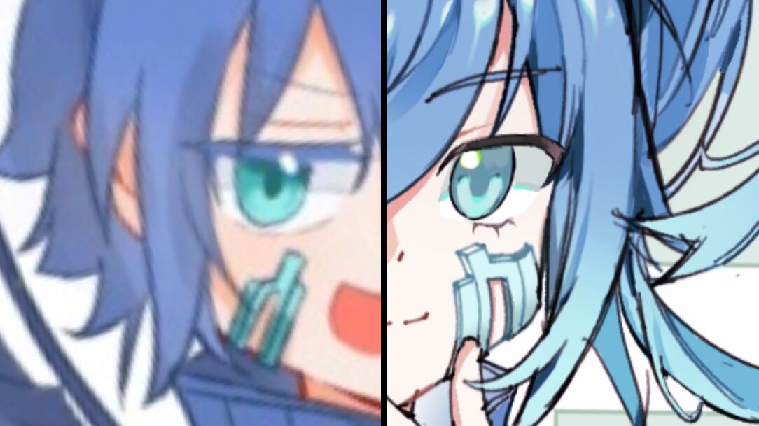 【绘画过程】练习时长两年半,还在画Ene