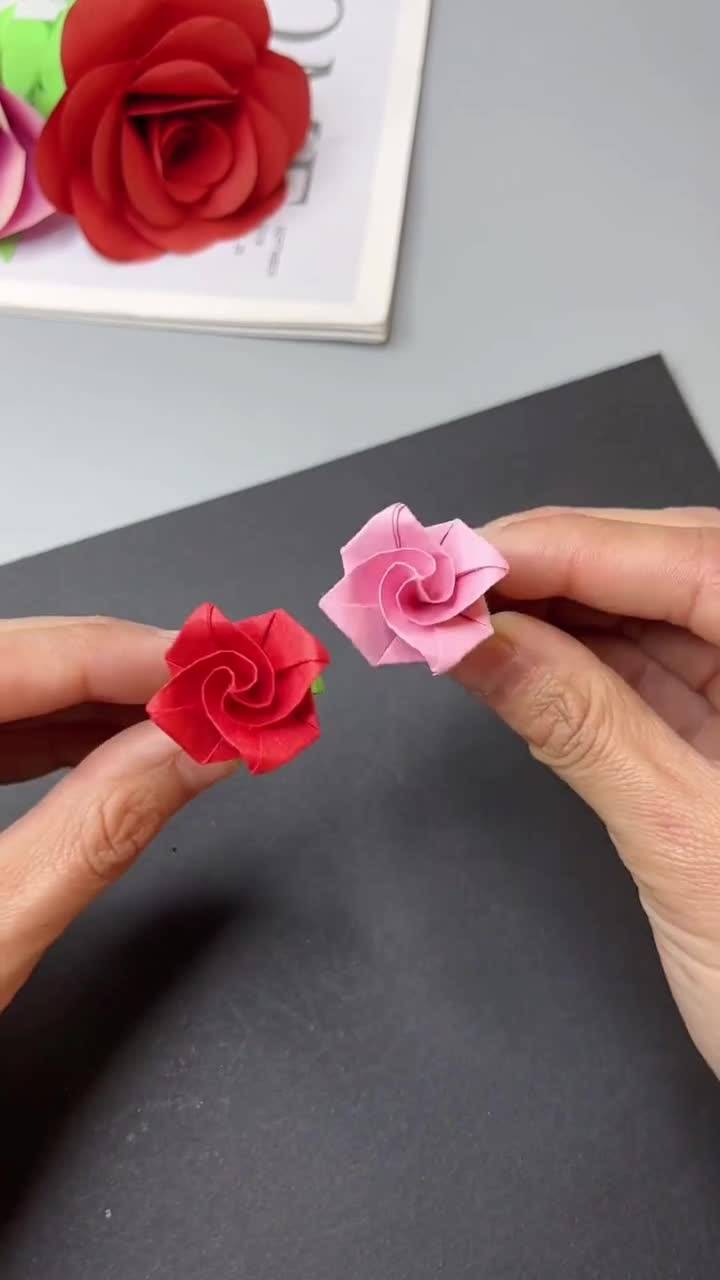 手工:教你制作玫瑰戒指,非常简单又漂亮