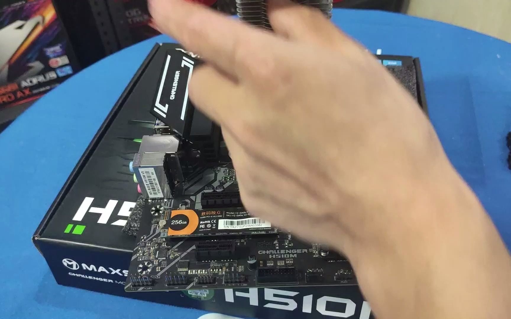 铭瑄h510m挑战者主板安装教程