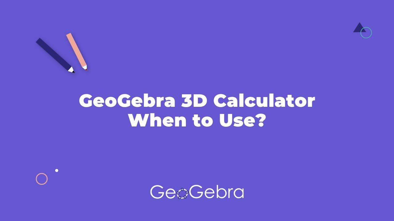GeoGebra3D计算器
