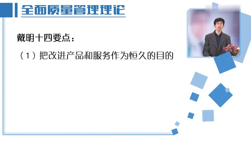 医院管理学:4.2医院质量管理—全面质量管理理论