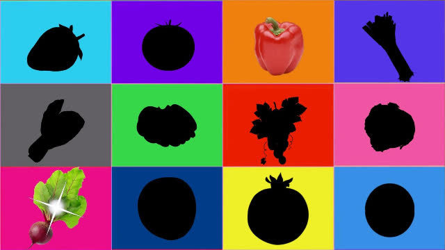 认识蔬菜水果游戏视频,婴幼儿宝宝早教益智动画