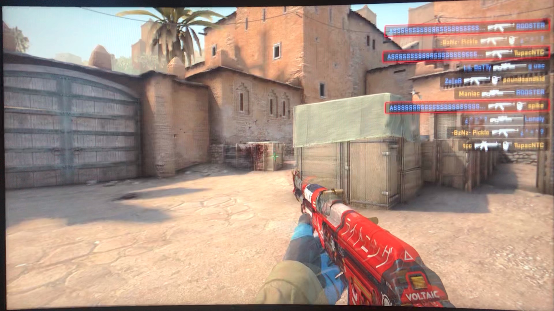 CSGO拉枪拉到画面撕裂是什么感受