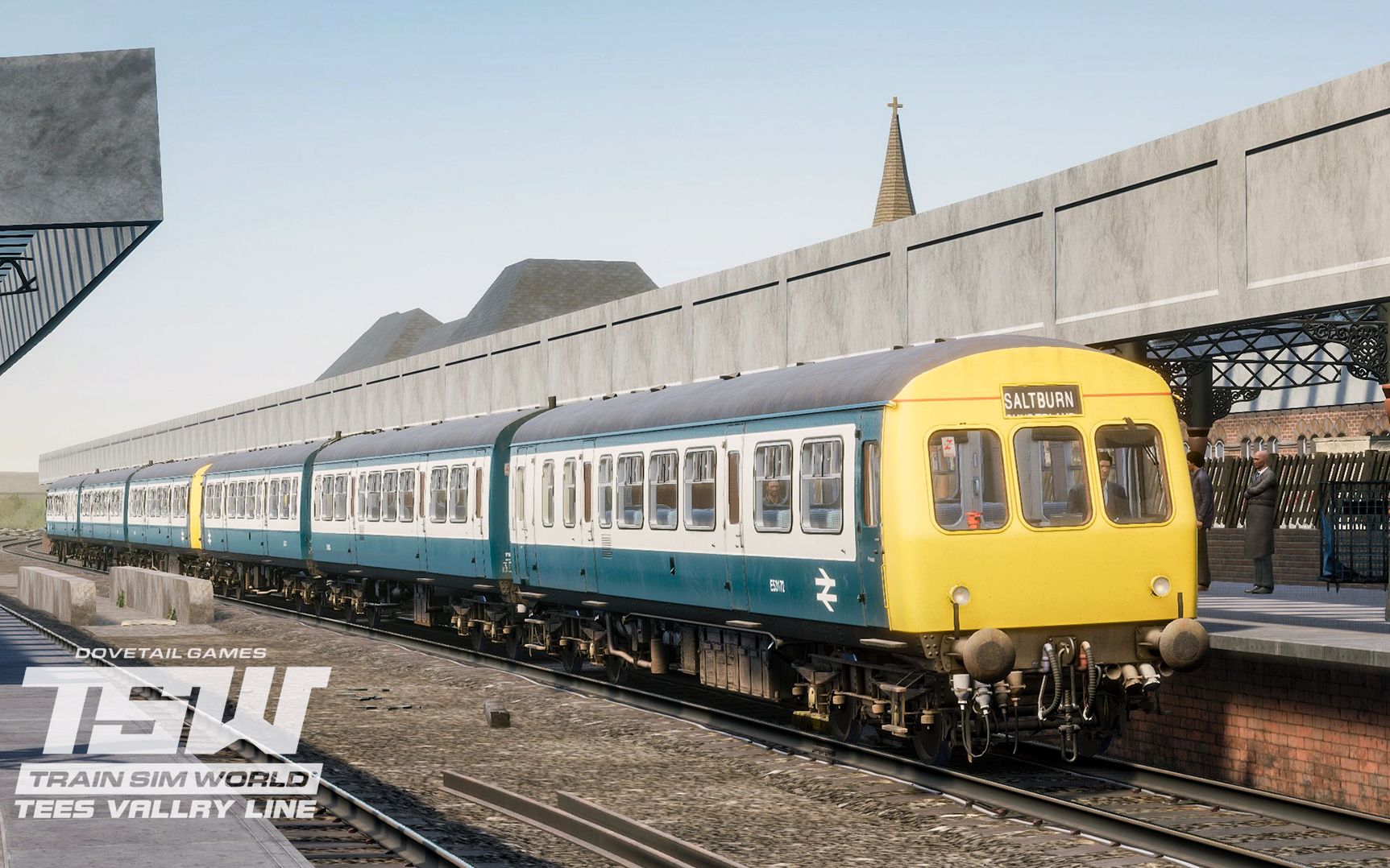 火车模拟世界 - 蒂斯谷线 #4:快速列车的回复运转 早点三分钟到达终点...