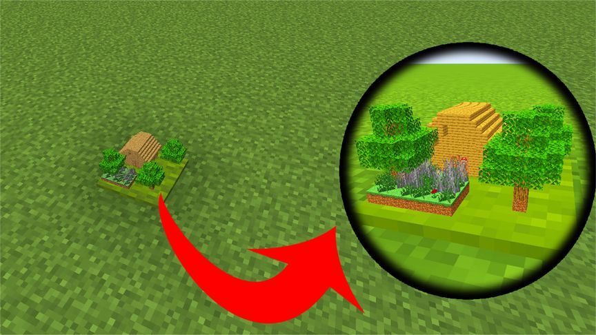 我的世界:1分钟制作1x1的小木屋