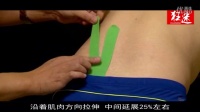 狂迷肌内效贴布 肌贴 运动绷带腰部使用说明