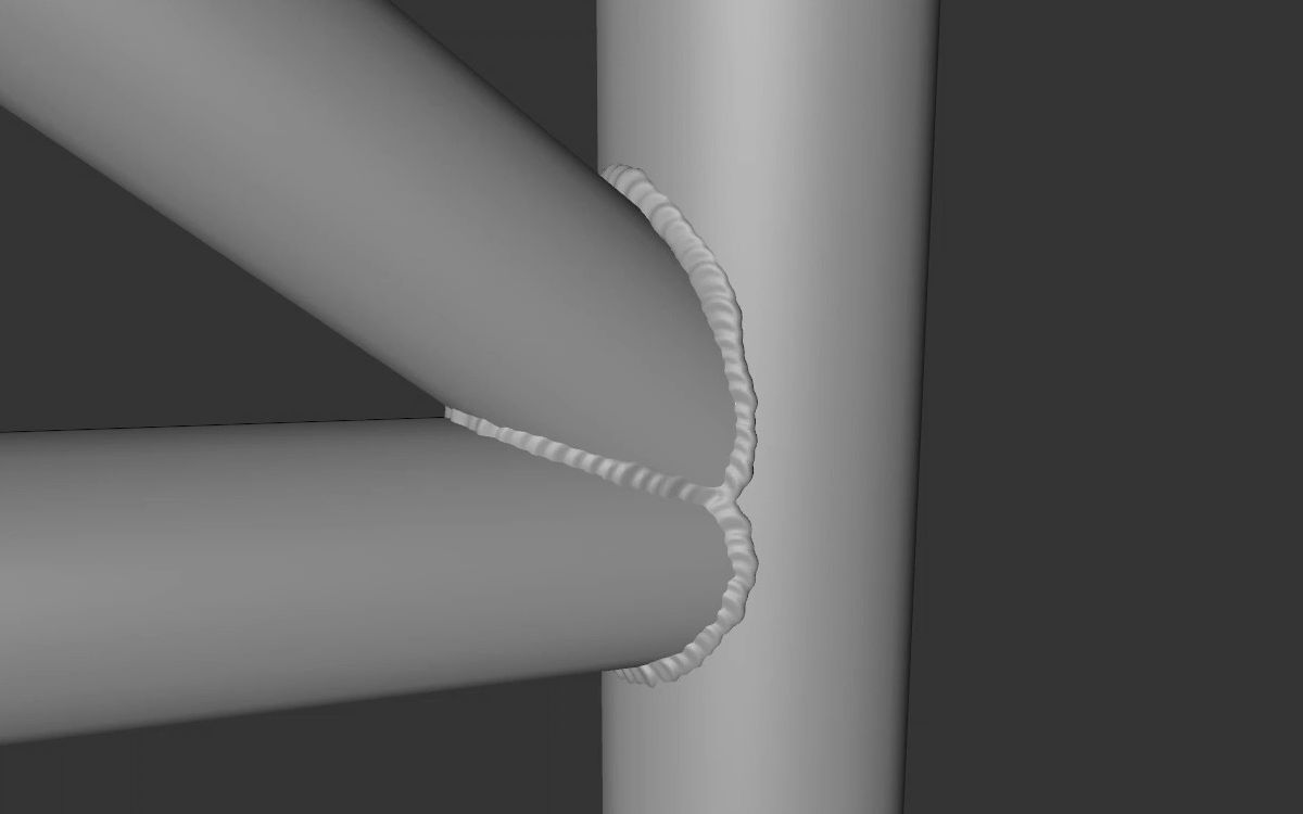 C4D制作焊接纹理 焊接结构 焊接形状 焊接时的凹凸形状 建模教程 ...
