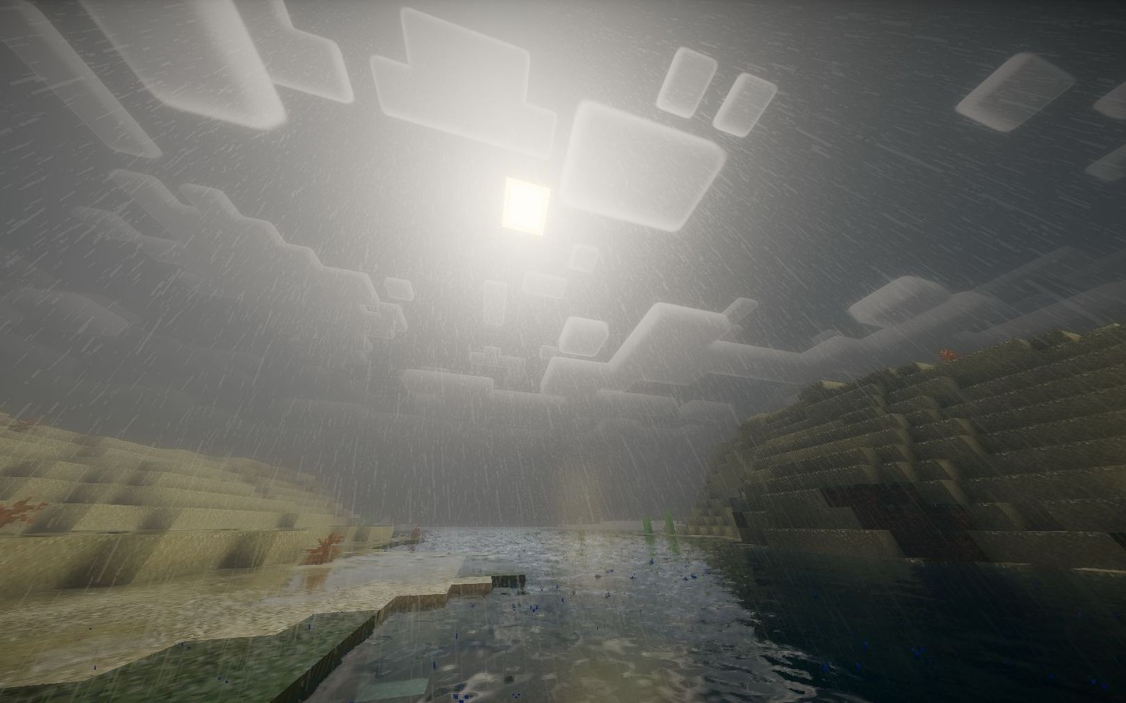 2022年Minecraft最新5款光追光影对比(雨天,反射,水底和玻璃)ApolloRT,...