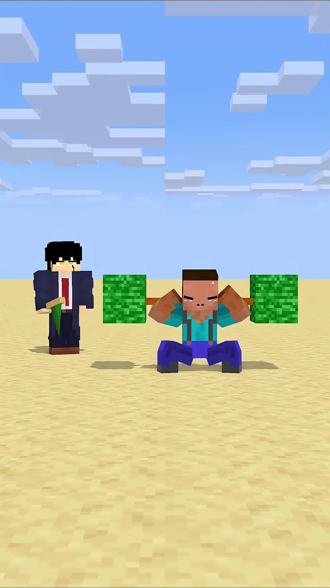 我的世界:这谁举得动?