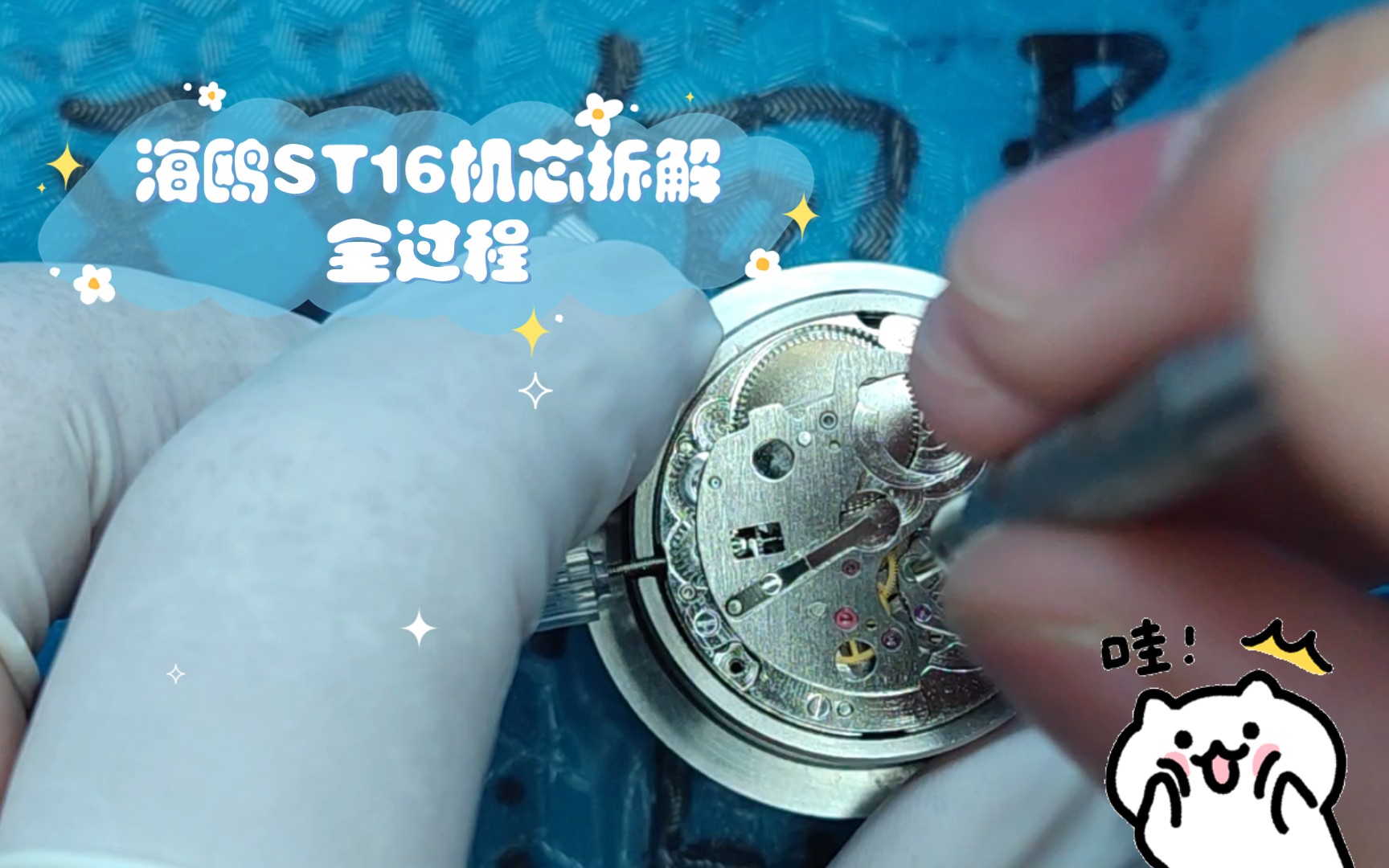 海鸥ST16机芯拆解全过程