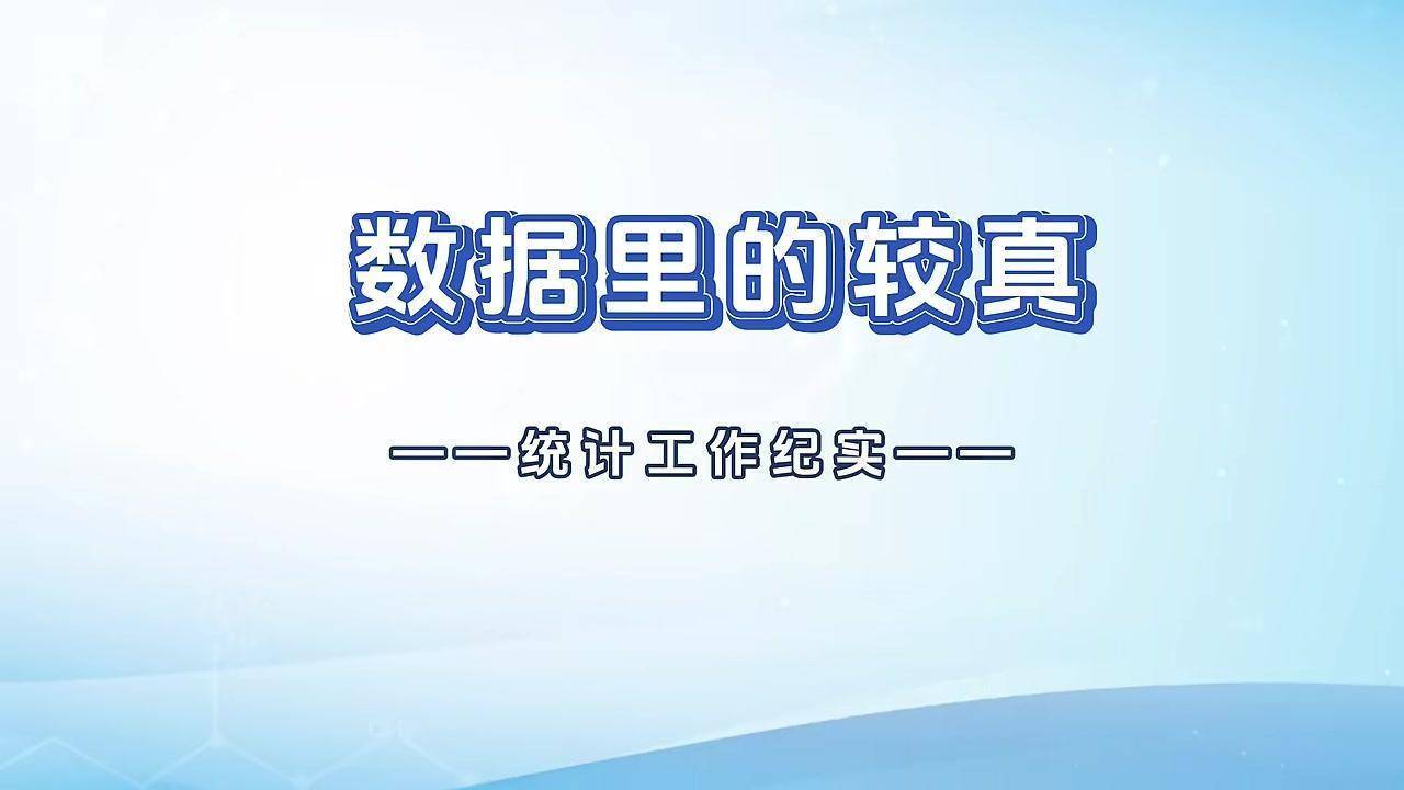 数据里的较真-统计工作纪实