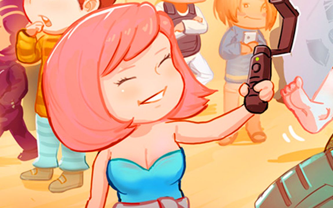 【漫展模拟器】画个自己做的游戏海报~