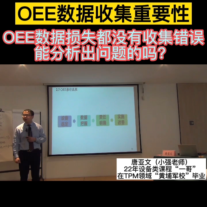 tpm:oee数据收集重要性