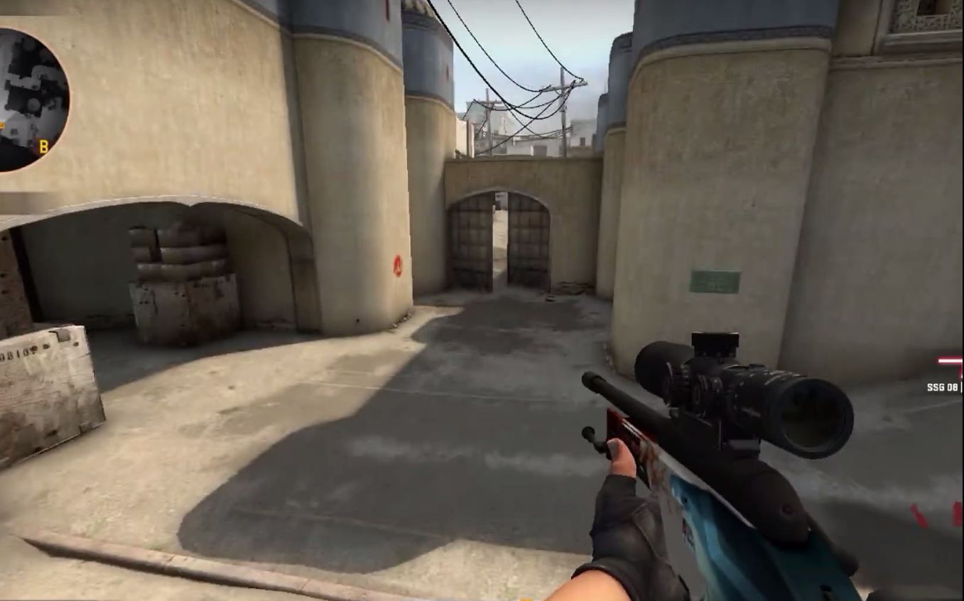 【CSGO】轻松偷掉中路狙击手? - dust2双架技巧(2016八月)