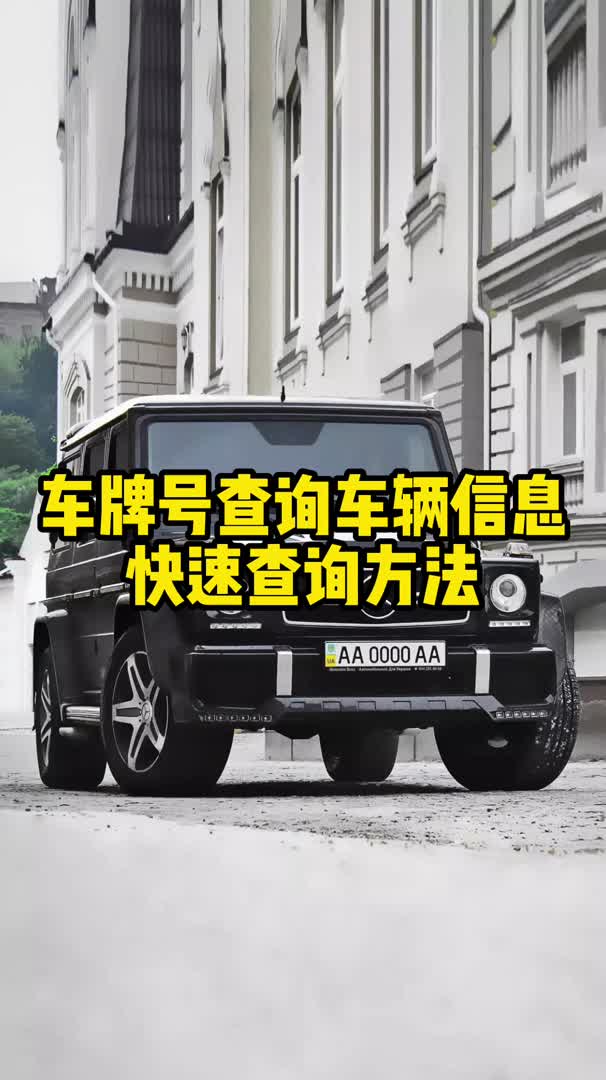 怎么用车牌号查询车辆信息,机动车信息查询