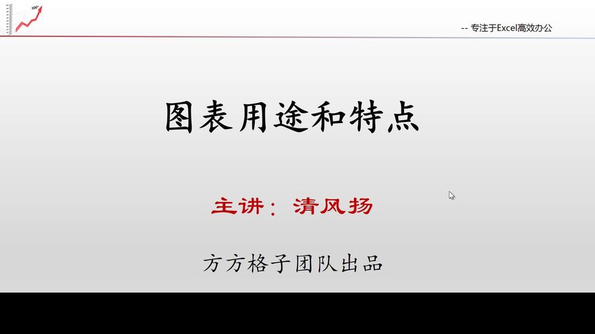 Excle基础学习-图表篇-1.1 图表用途和特点
