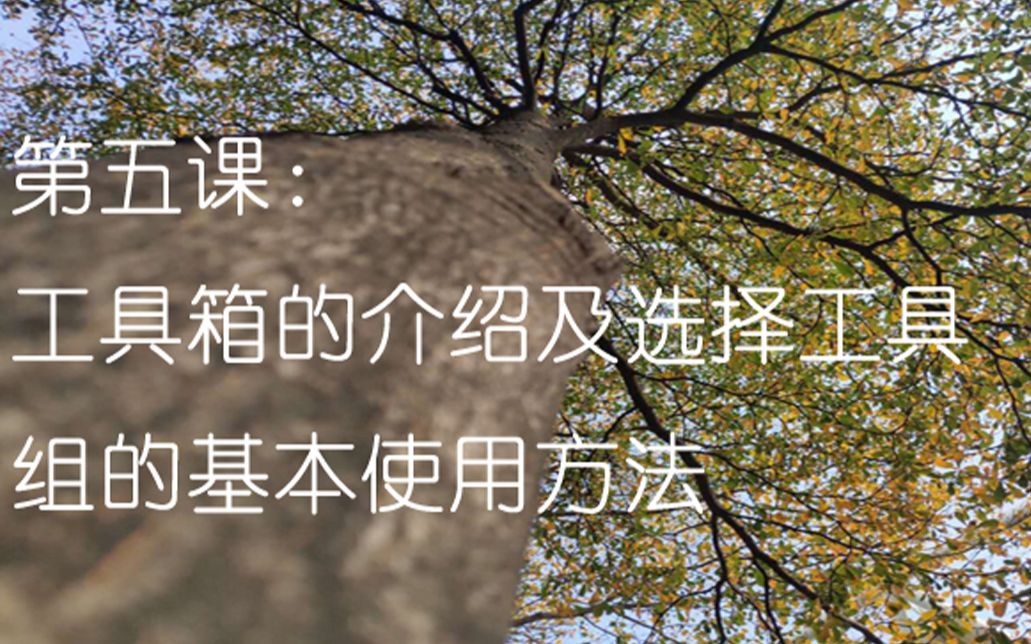 photoshop(PS)第五课,工具箱的介绍及选择工具组的使用方法