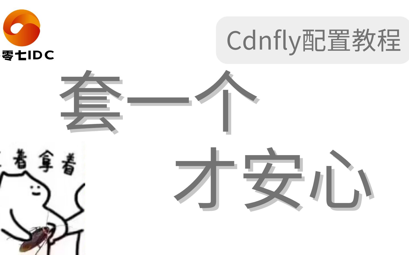 【Cdnfly插件配置教程】哥哥~套一个吧