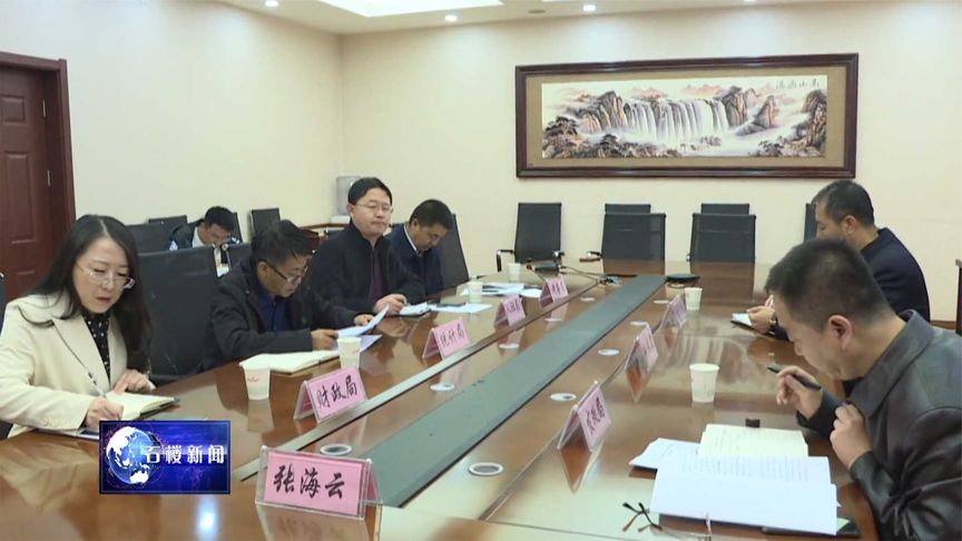 石楼县召开主要经济指标首季开门红分析汇报会