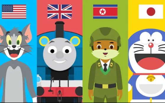 来自不同国家的卡通#2