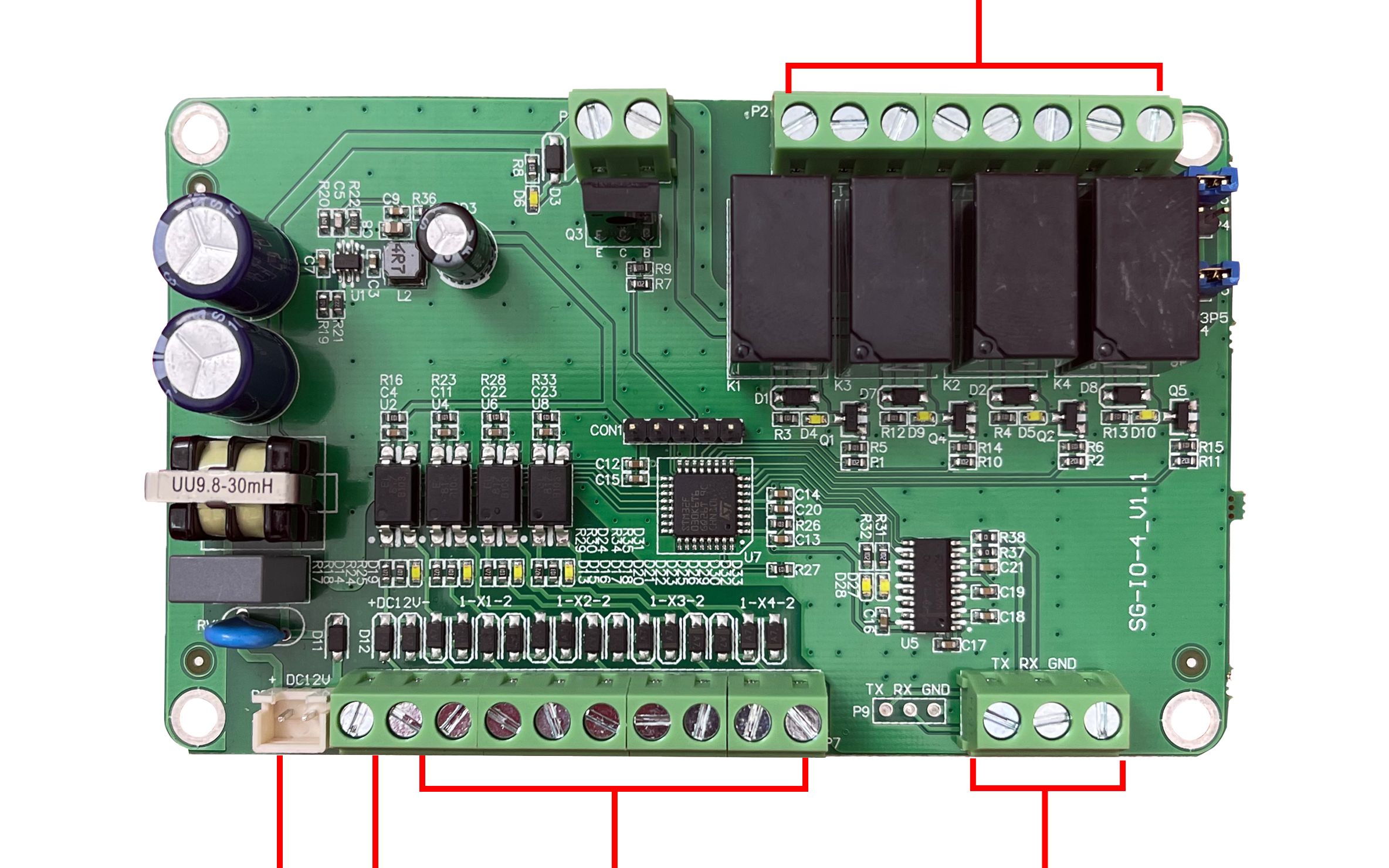 SGVision与四进四出SG-IO板通讯