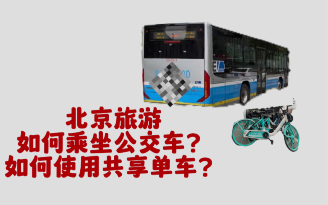 北京旅游,如何乘坐公交车?如何使用共享单车?