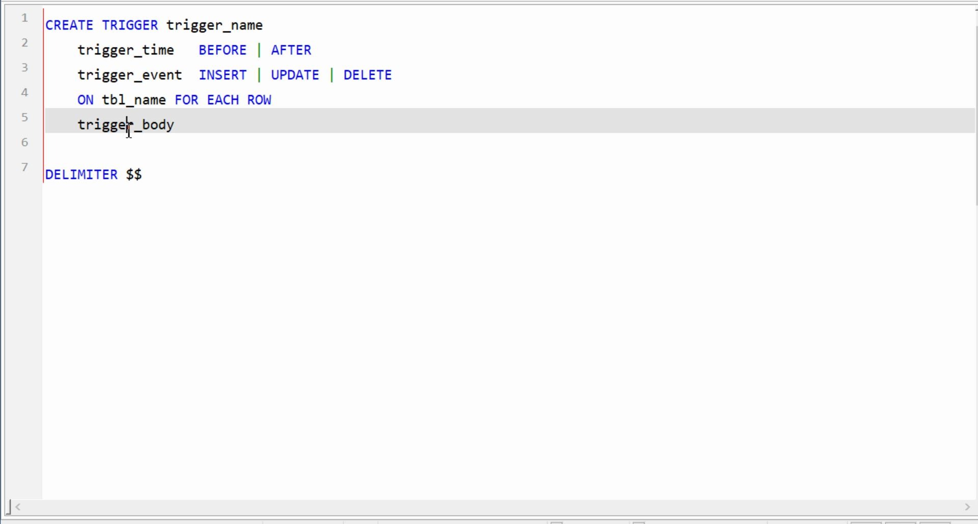 Mysql数据库_13_触发器