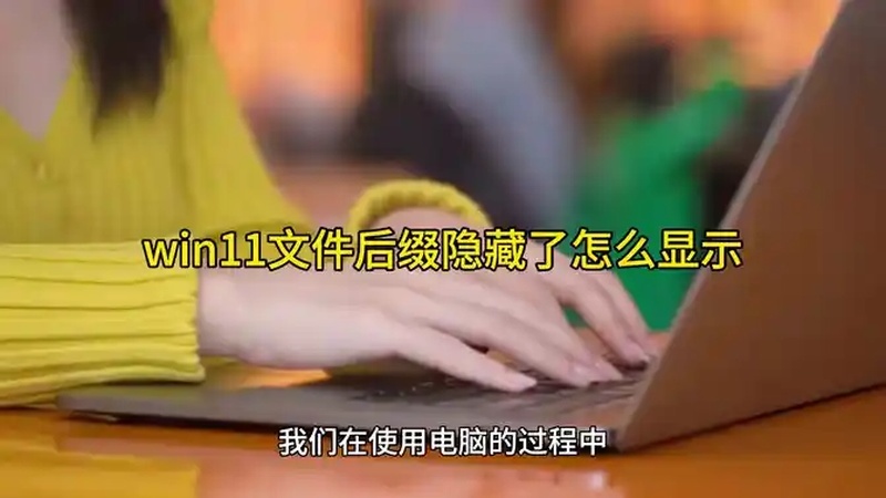 win11文件后缀隐藏了怎么显示