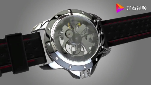 机械手表动画,看看它的机械全结构