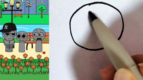 2170. 送给她一朵玫瑰花,简笔画,少儿创意美术