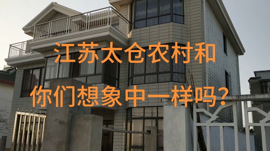 江苏太仓农村,和你们想象中一样吗?