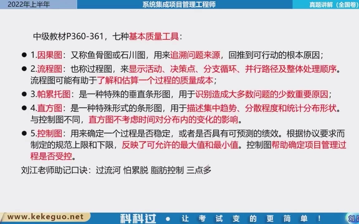 22年上系统集成项目管理工程师64~75题(全国卷)