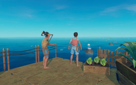 【幻梦】木筏生存#1:汪洋之中忙于求生的二人~