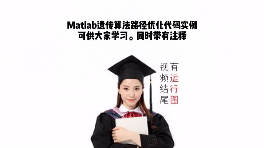 Matlab遗传算法路径优化代码实例,可供大家学习。同时带有注释