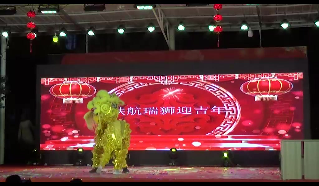 学生年会舞狮表演,这是我看过最正宗的学生党舞狮!