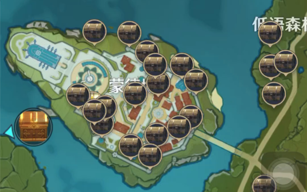 原神宝箱分布图