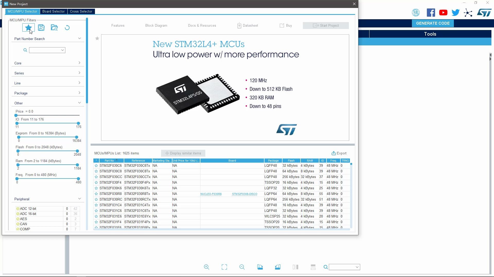 3.3.1 模拟UART输出 用CLion集成的STM32CubeMX环境创建项目