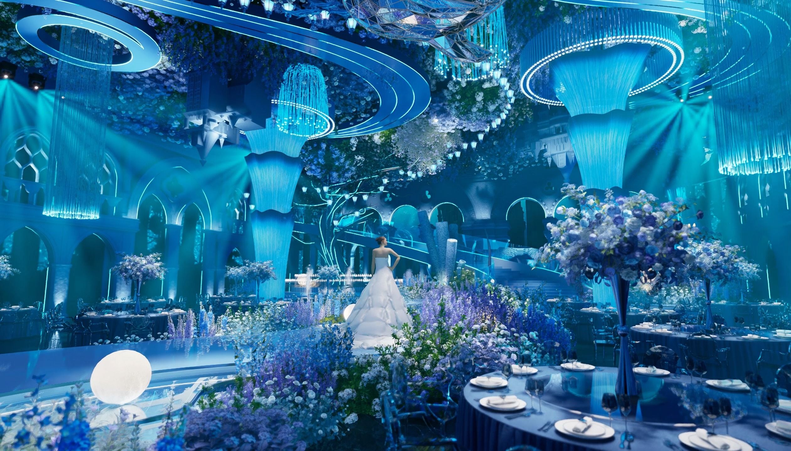 海洋婚礼酒店设计效果